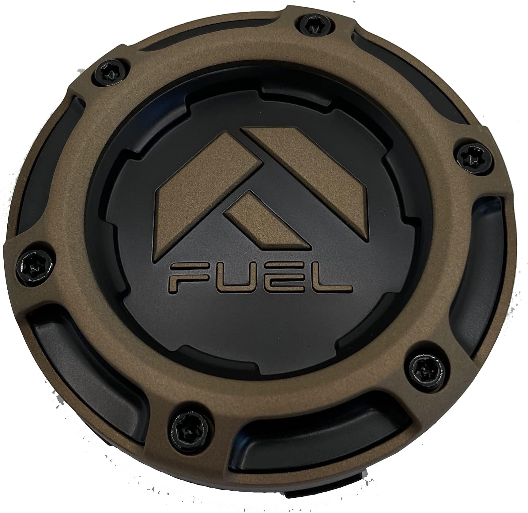 Amazon.com: Fuel Matte Black with Matte Black Emblem Wheel Center Cap ...