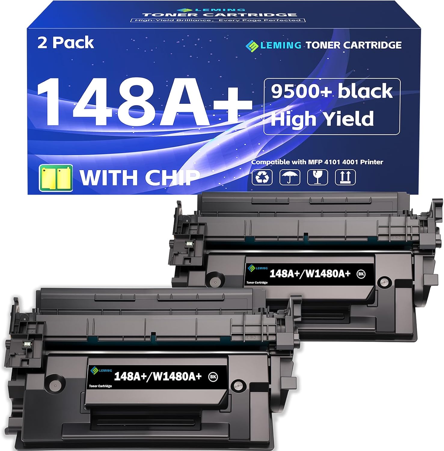 Amazon.com: 148A Toner Cartridge 148X (with Chip) Replacement for HP ...