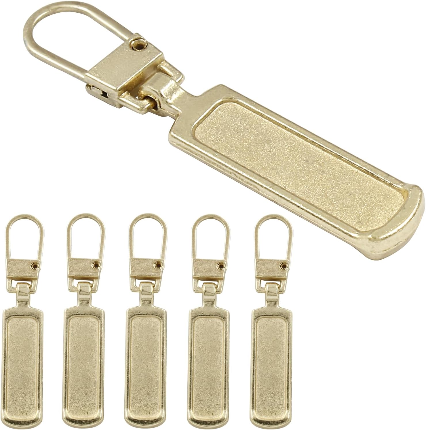 Amazon.com: Hitefu 6PCS Zipper Pull Replacement, Upgraded Zipper Tags ...