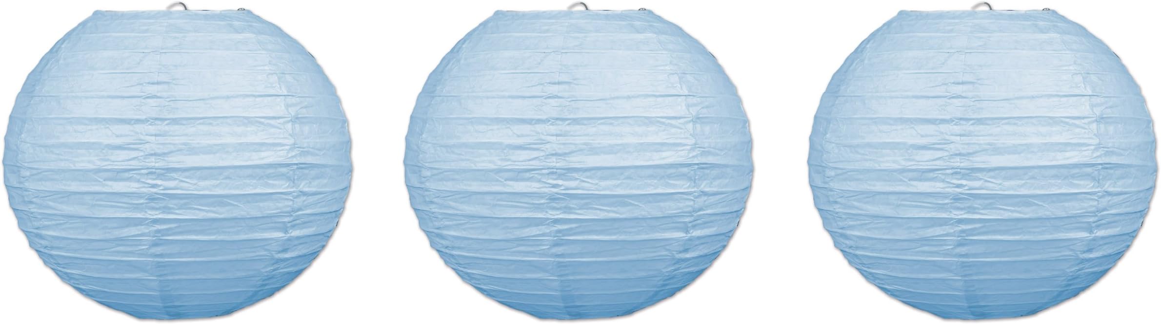 Amazon.com: Beistle 3 Piece 9.5" Paper Lanterns, Light Blue : Tools ...