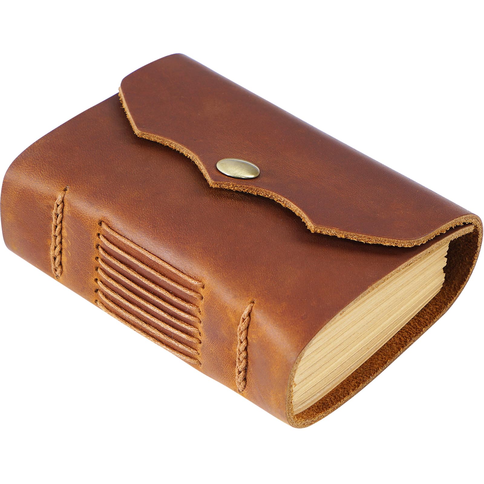 Amazon.com : Leather Journal Writing Notebook, Handmade Genuine Leather ...