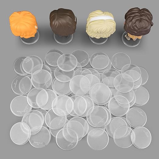 Amazon.com: DisplayMore 50 Pieces Plastic Action Figure Display Stands ...