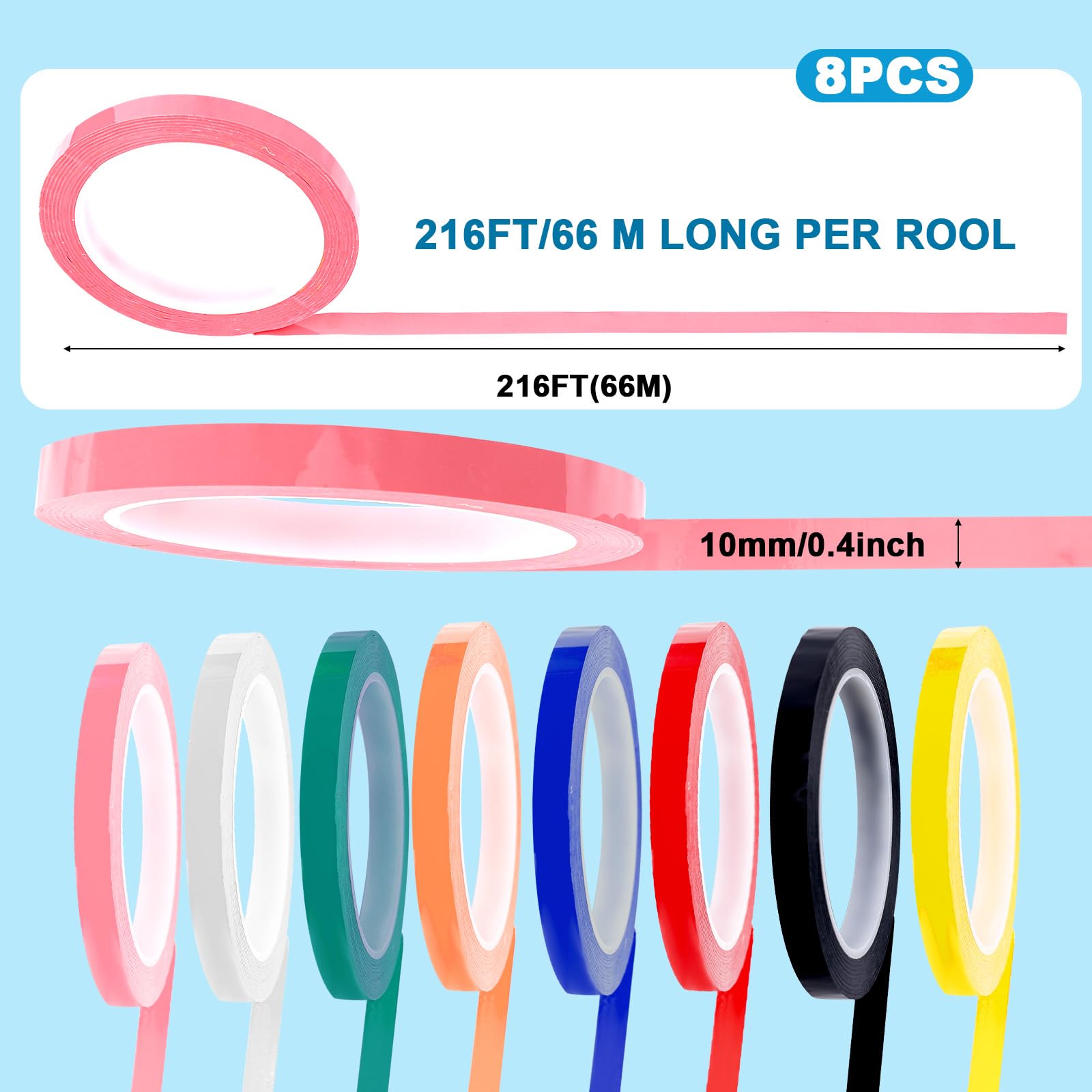 Snapklik.com : 8 Rolls Autoclave Tape-Sterilization Tape, 0.4 Inch ...