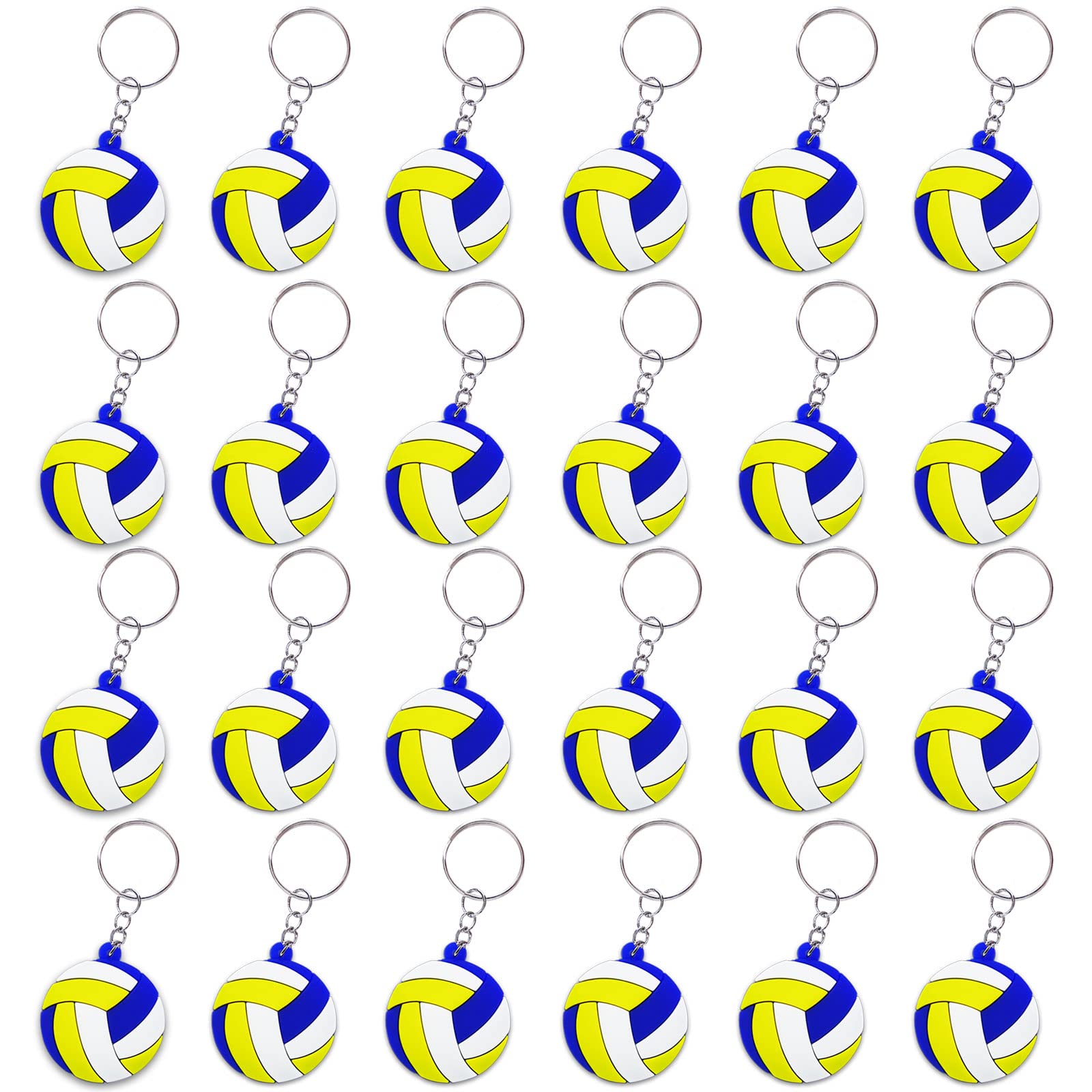 Amazon.com: CiciBear 24 Pack Volleyball Keychains Party Decoration for ...