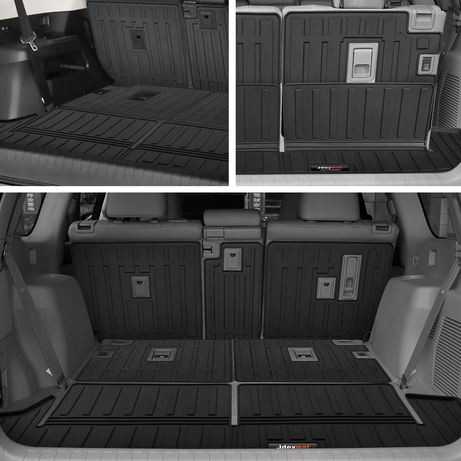 Vehicle Cargo Liner TPE Cargo Mat For 2010-2024 Toyota 4Runner 7-Seater ...