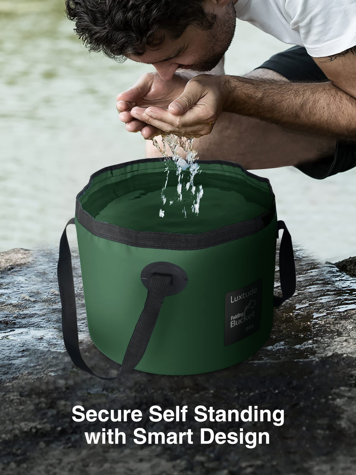 Snapklik.com : Luxtude Collapsible Bucket