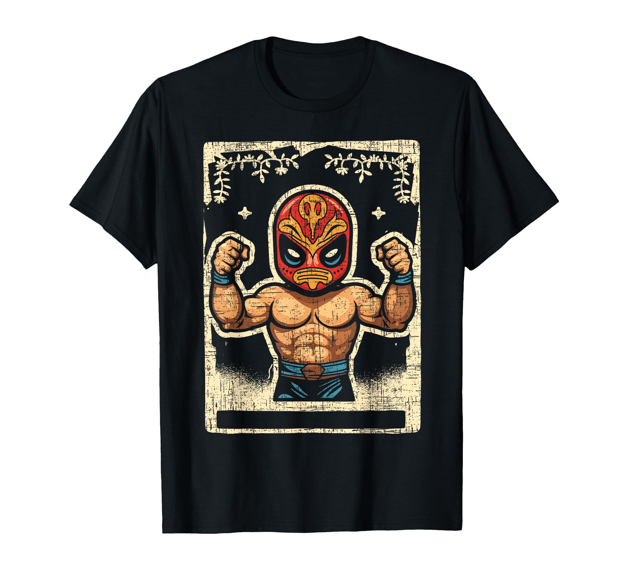 Amazon.com: Lucha Libre Wrestler Mexican Wrestling Luchador T-Shirt ...