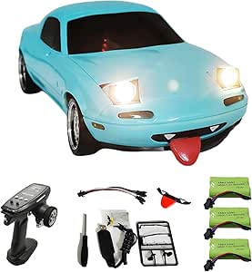 Amazon.co.jp: Skymaker LDR/C LD1804 RCドリフトカー 1/18 ミニドリフトRCカー マツダ MX-5 ...
