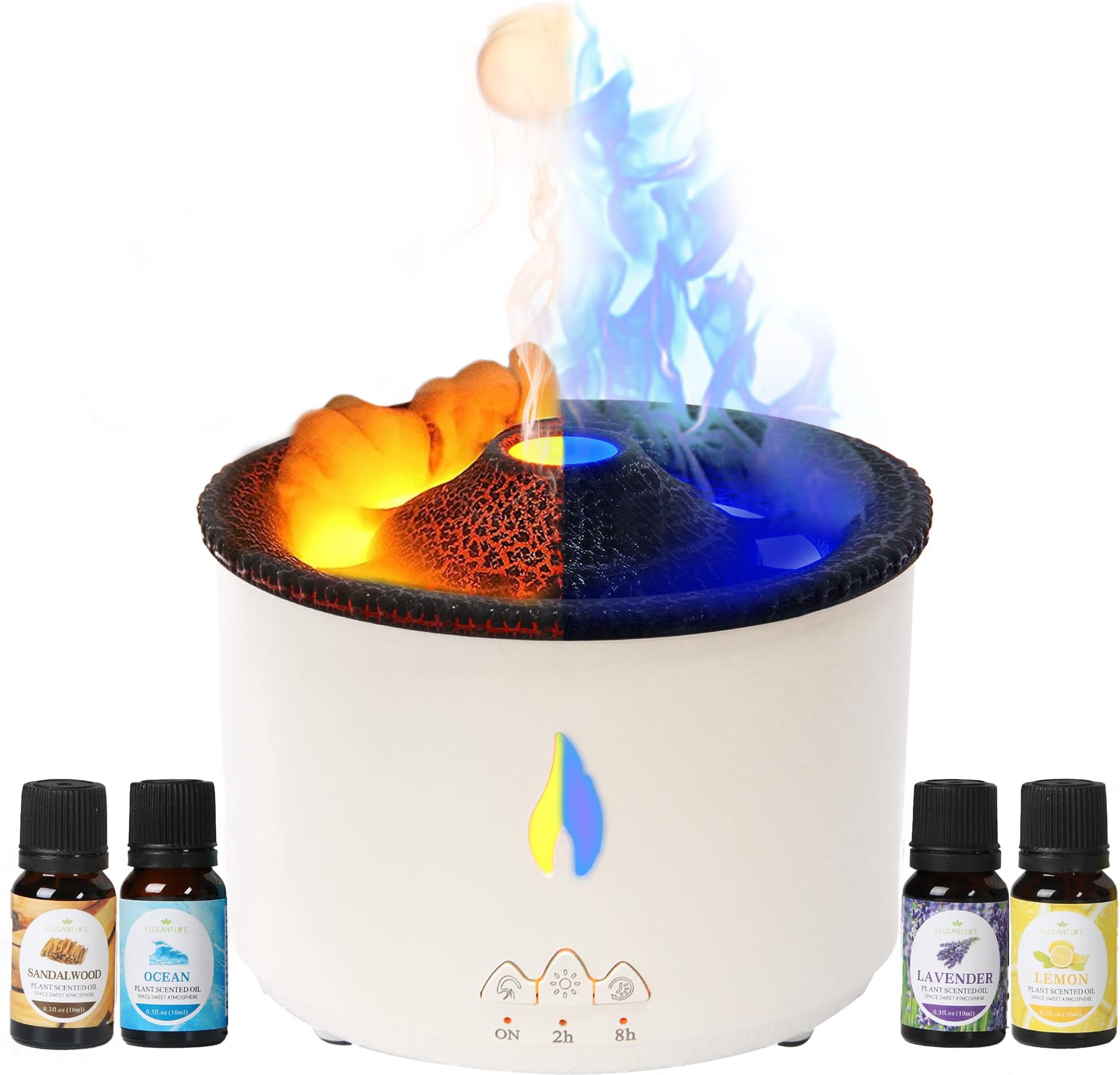 Amazon.com: Campfire Flame Fire Diffuser, 250ml Bonfire Mist Humidifier ...