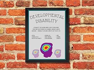 Amazon.com: Developmental Disability Poster, Neurodiversity Acceptance ...