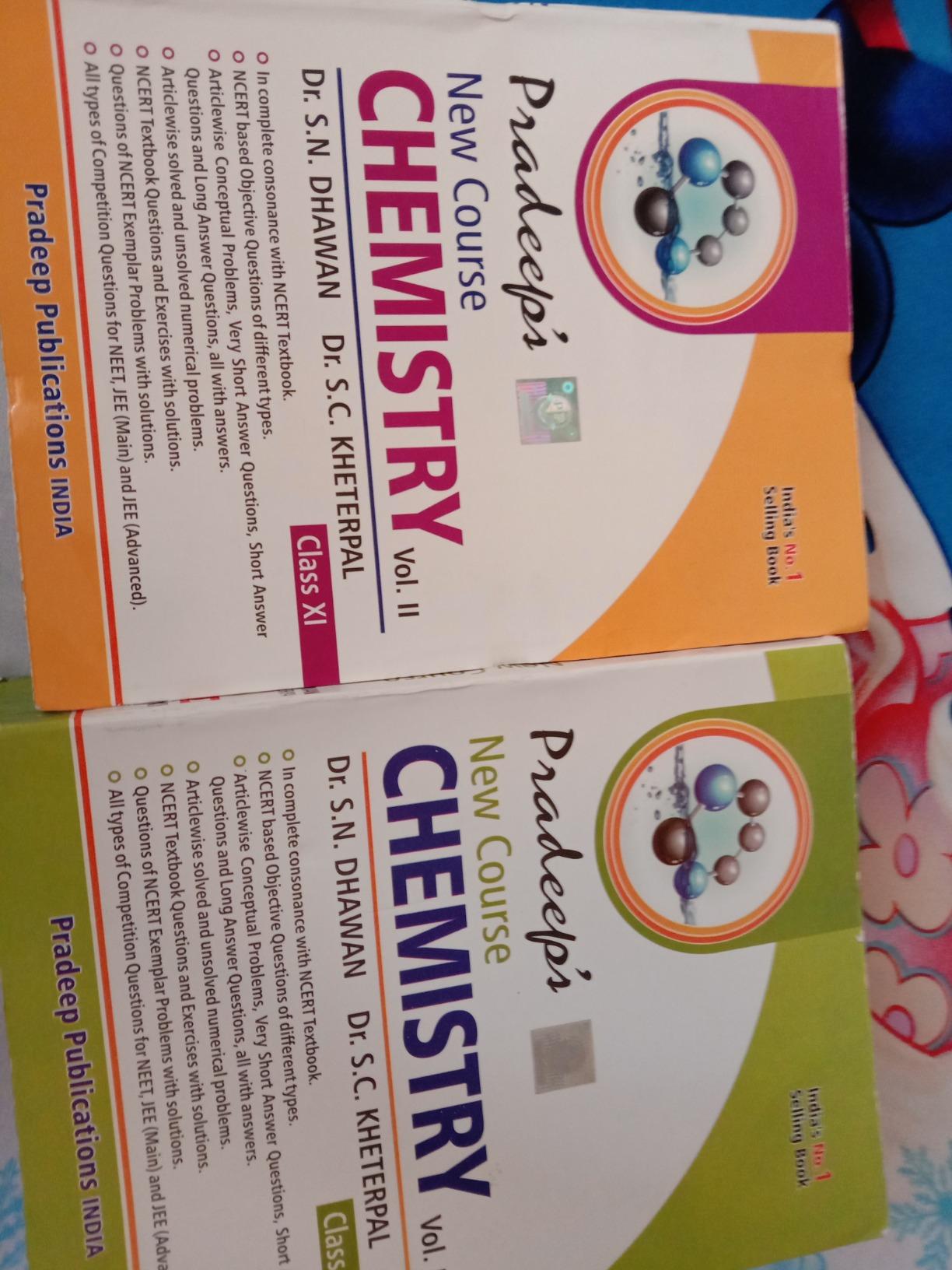Pradeep's New Course Chemistry for Class 11 (Set of 2 Vol.) Examination ...