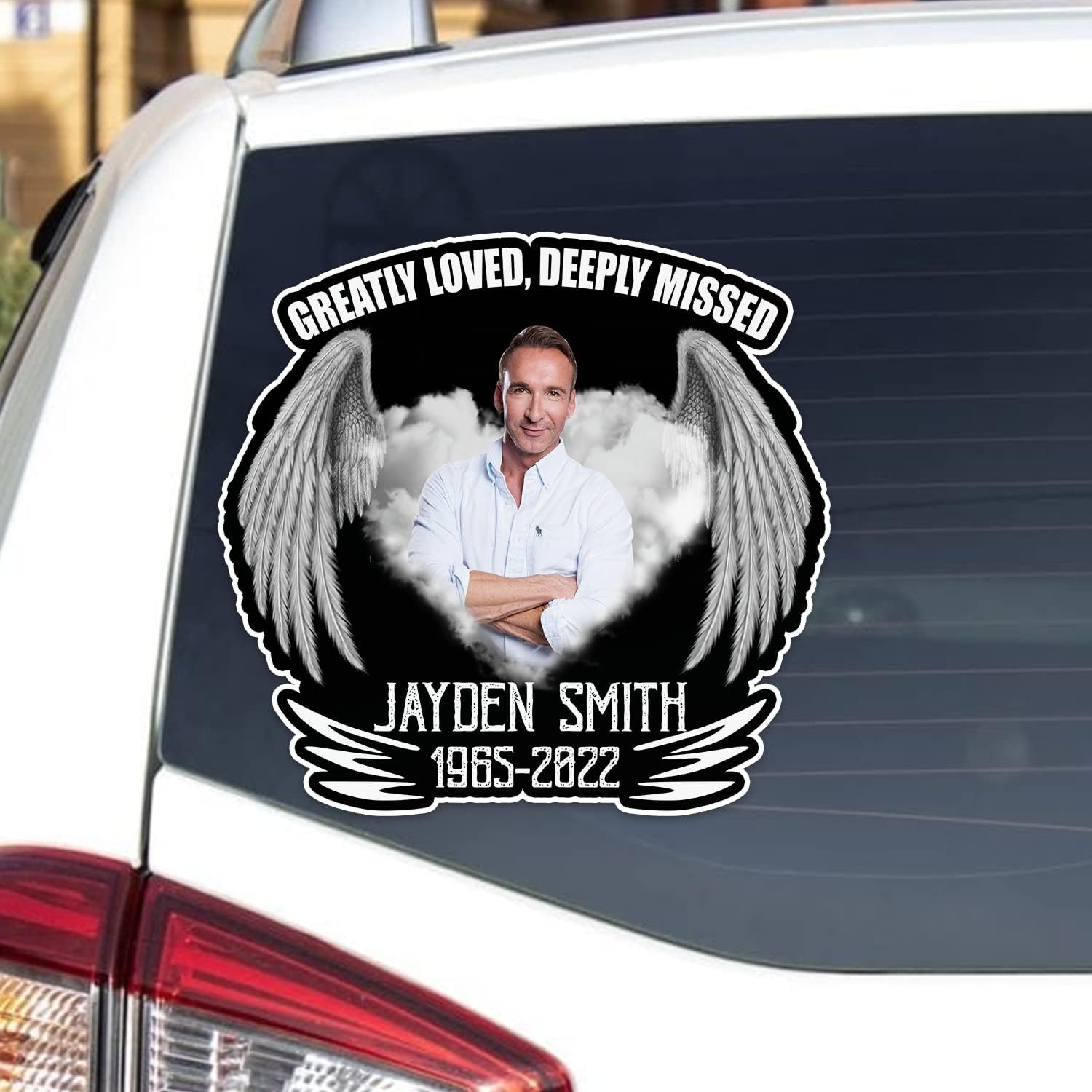 Amazon.com - In Memory Personalized Decal. Loss of Loved One Car ...
