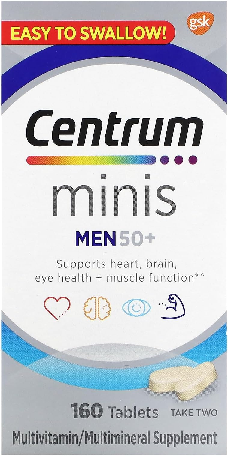 Amazon.com: Centrum Minis Silver Multivitamin for Men 50 Plus ...