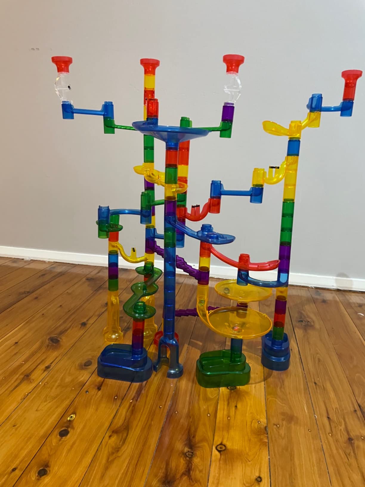 Marble Genius Marble Run Extreme Set - 145 Complete Pieces + Free ...