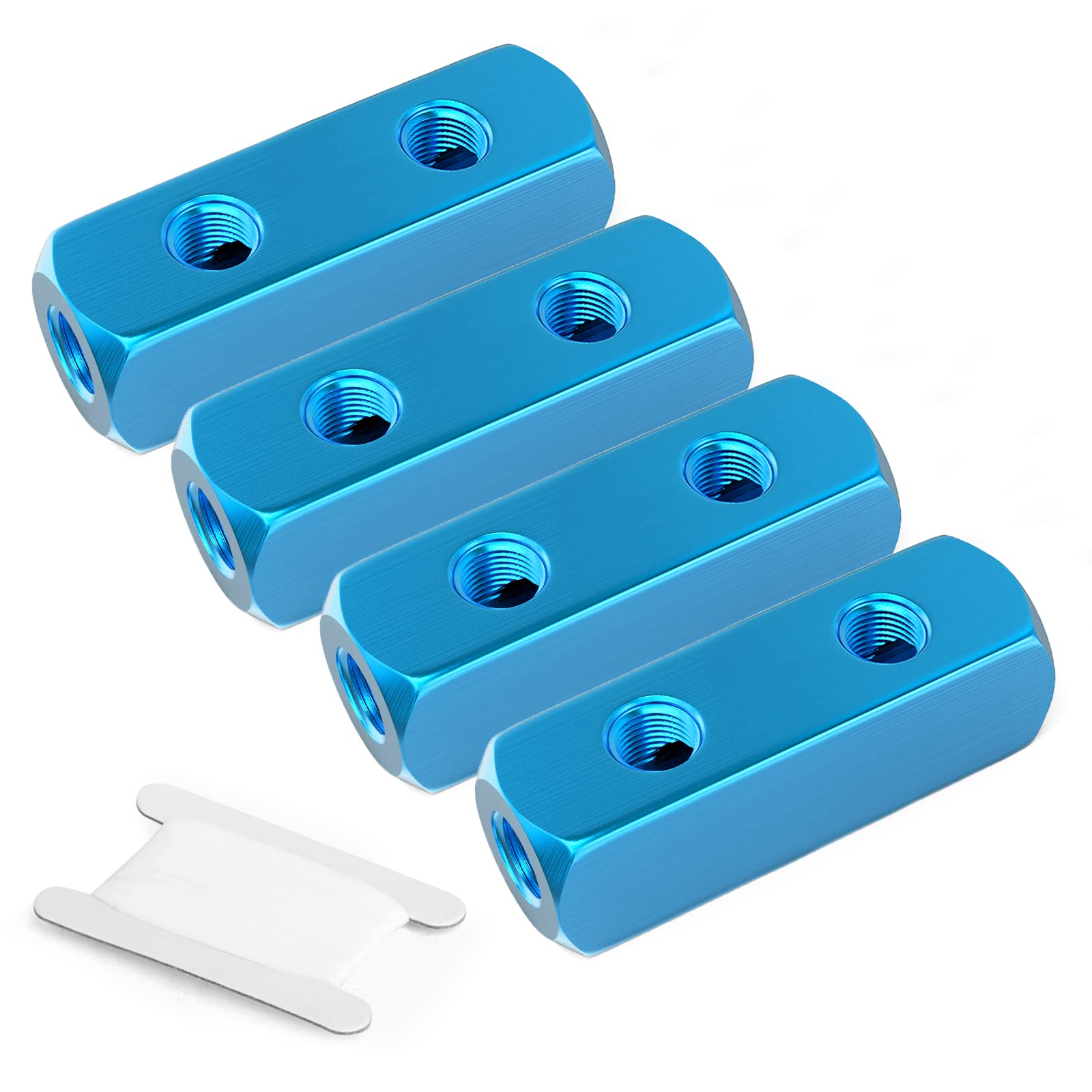 Amazon.com: GASHER 2PCS Aluminum 2 Way 5 Port Pneumatic Manifold Air ...