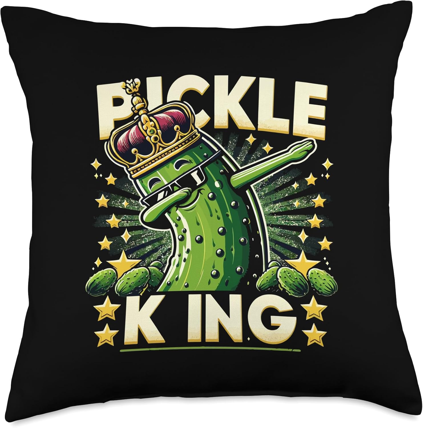 Amazon.com: Dabbing Pickle King Cucumber Dab Funny Veggie Vegetarian ...