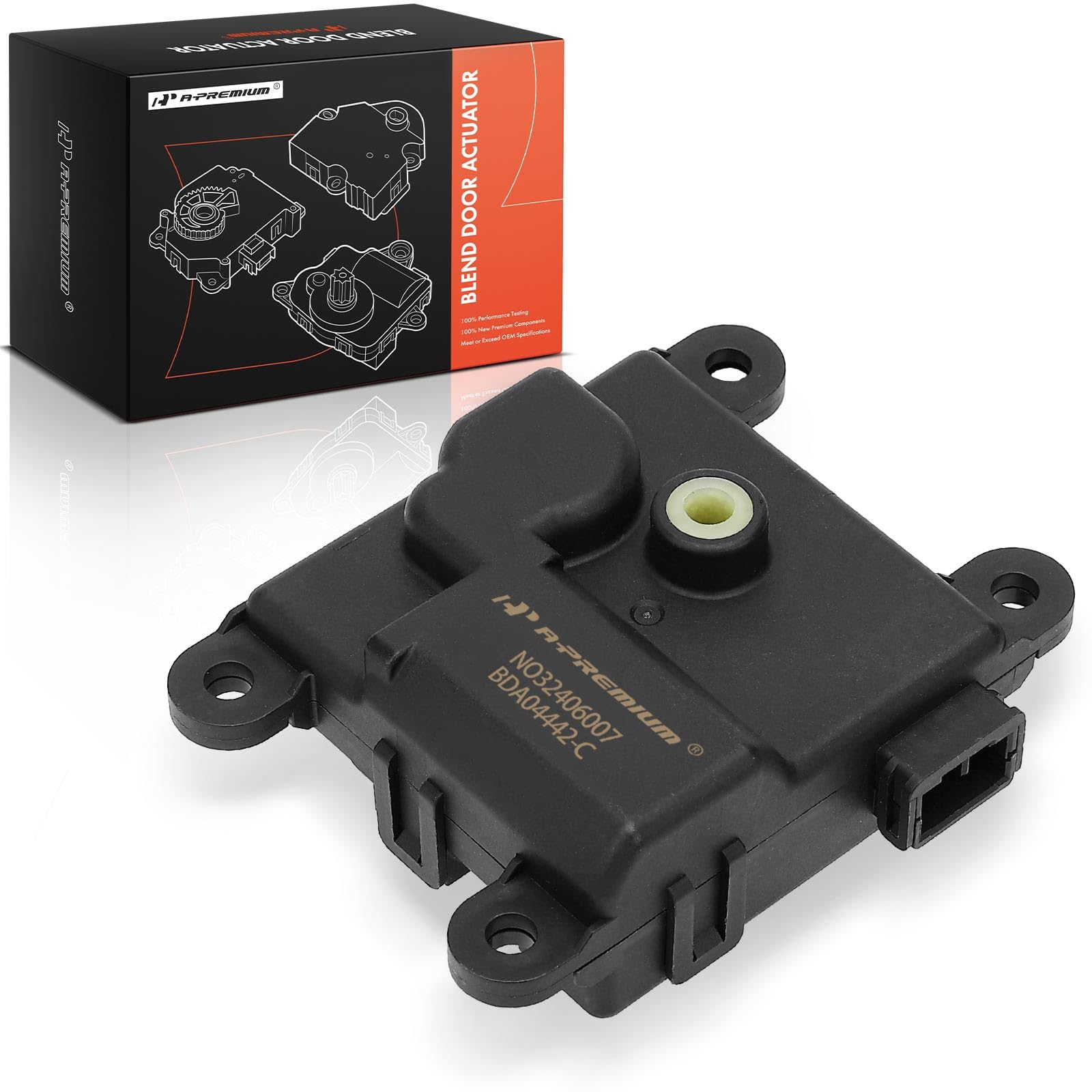 VW Passat Temperature Actuator A-Premium HVAC Heater Blend Door ...