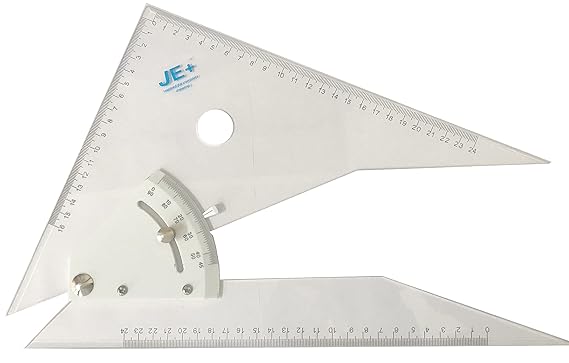 Je+ Adjustable Set Square Acrylic (Engraved), Adjustable Set Square for ...