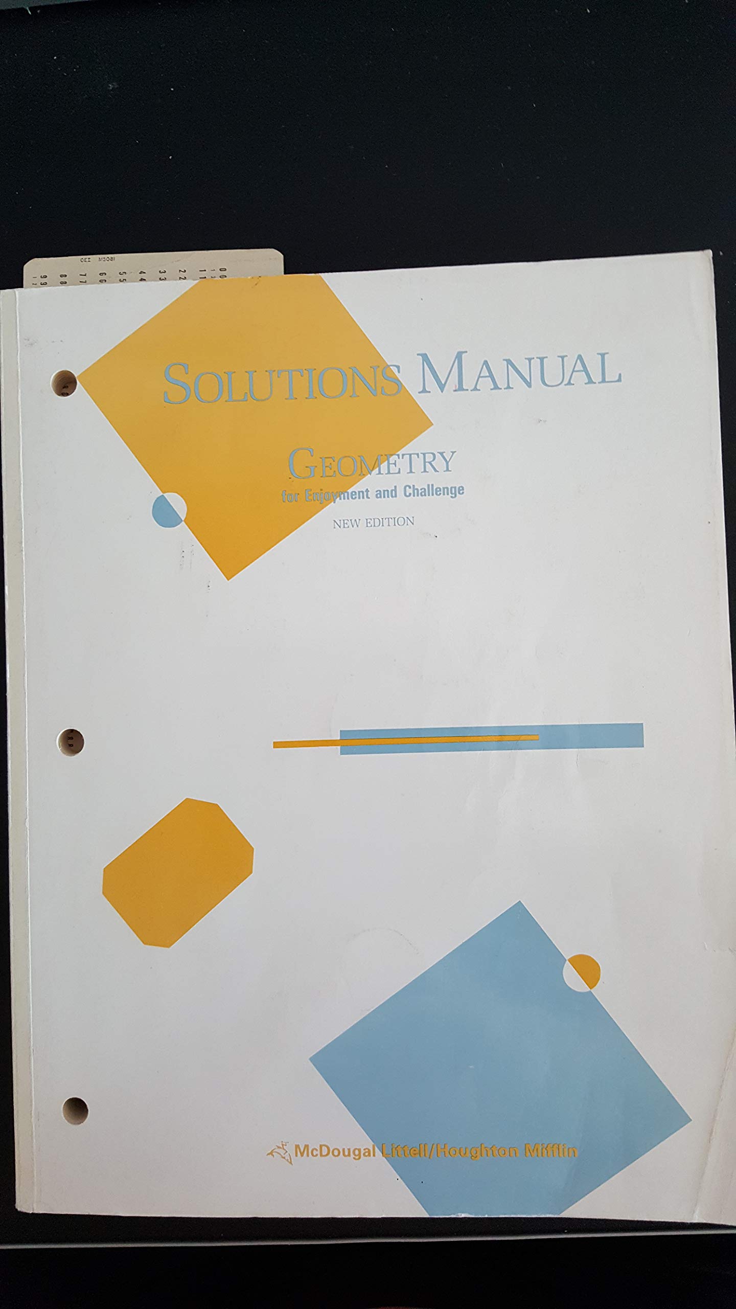 McDougal Littell Solutions Manual for Geometry for Enjoyment and ...