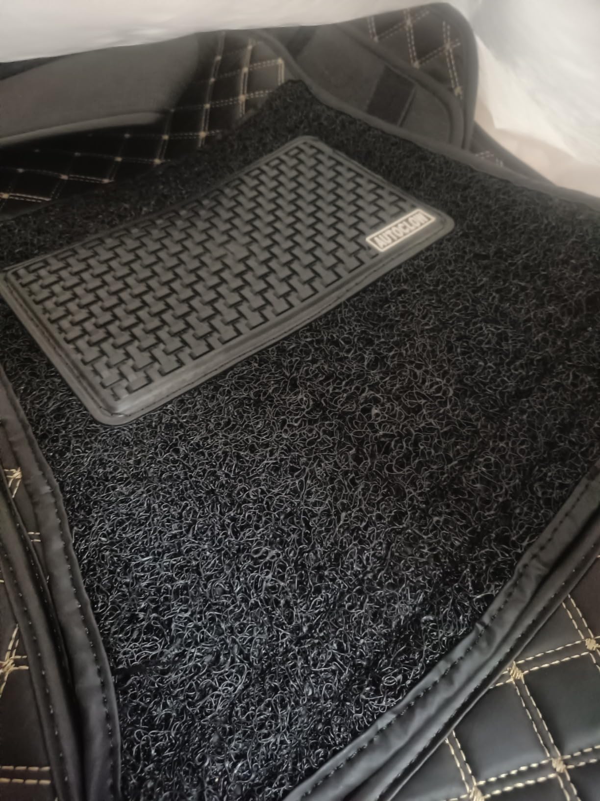 AutoClow Vinyl /Premium 7D Car Mat Full Set For Tata Nexon(Model : 2017 ...