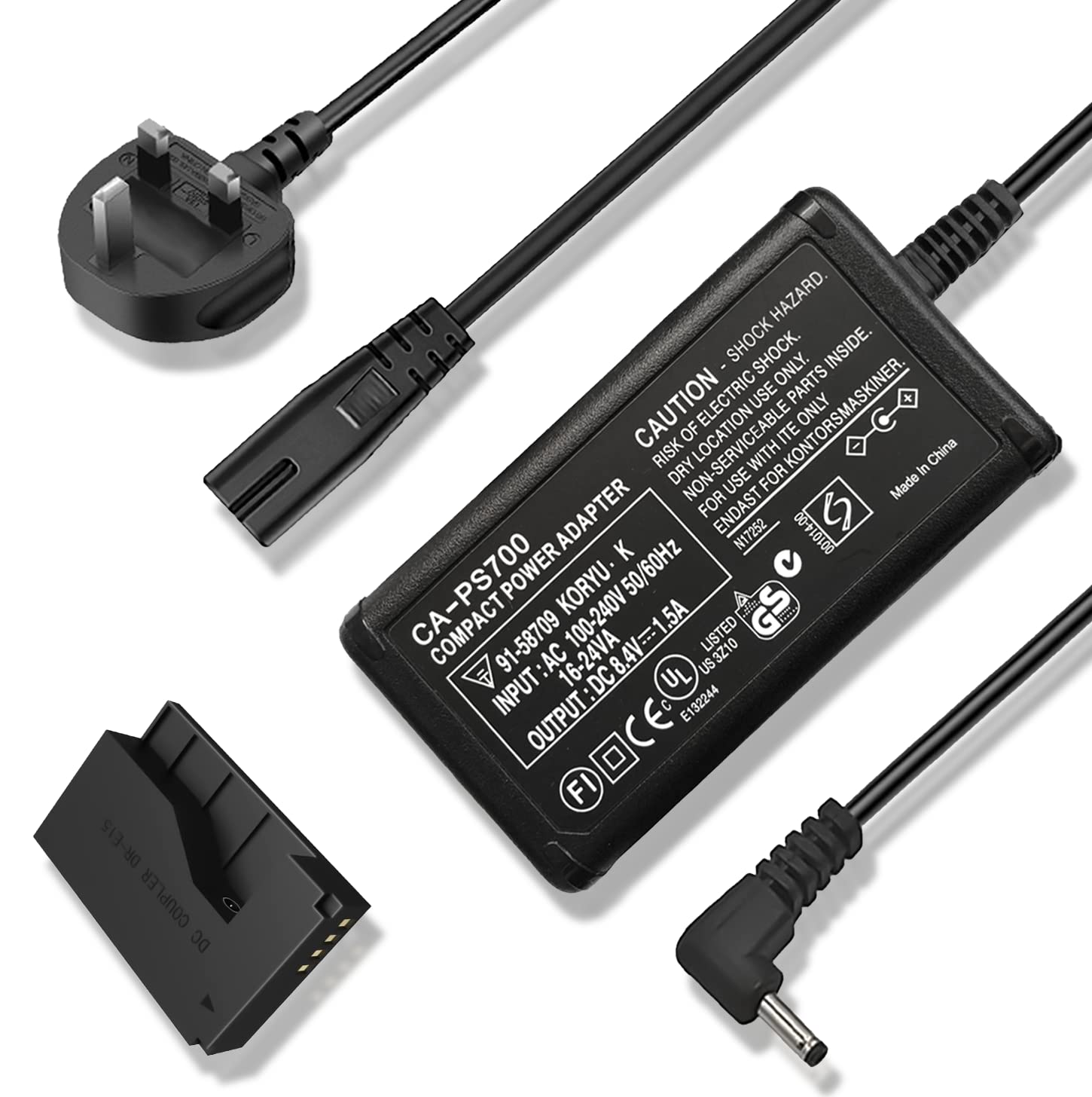 KWTOUL ACK-E15 AC Power Adapter DR-E15 DC Coupler Dummy Battery kit ...