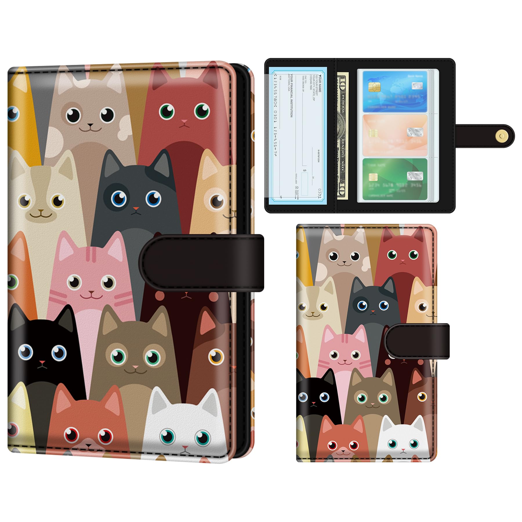 Amazon.com: Aatacas Business Card Organizer Book for Women & Men ...