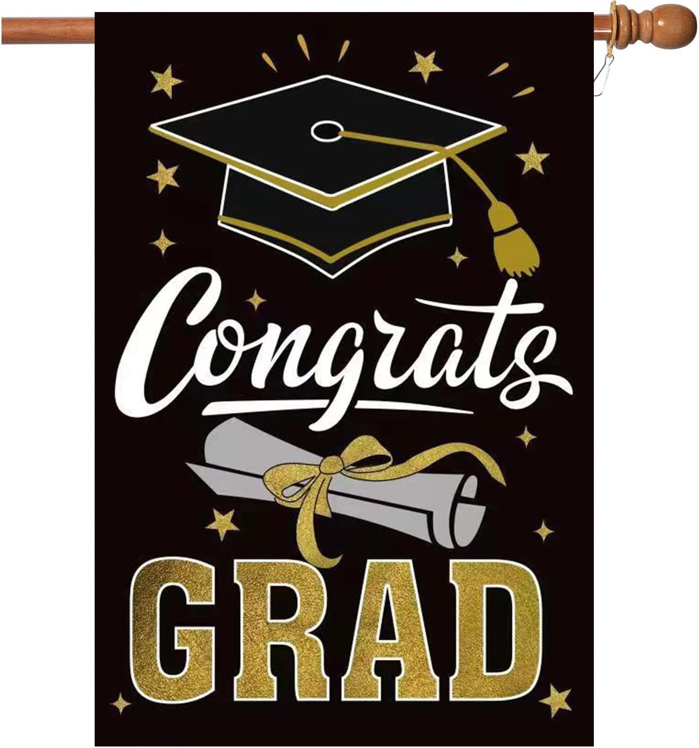 Amazon.com : Graduation Flag,Graduation House Flags 28 x 40 Inch Double ...