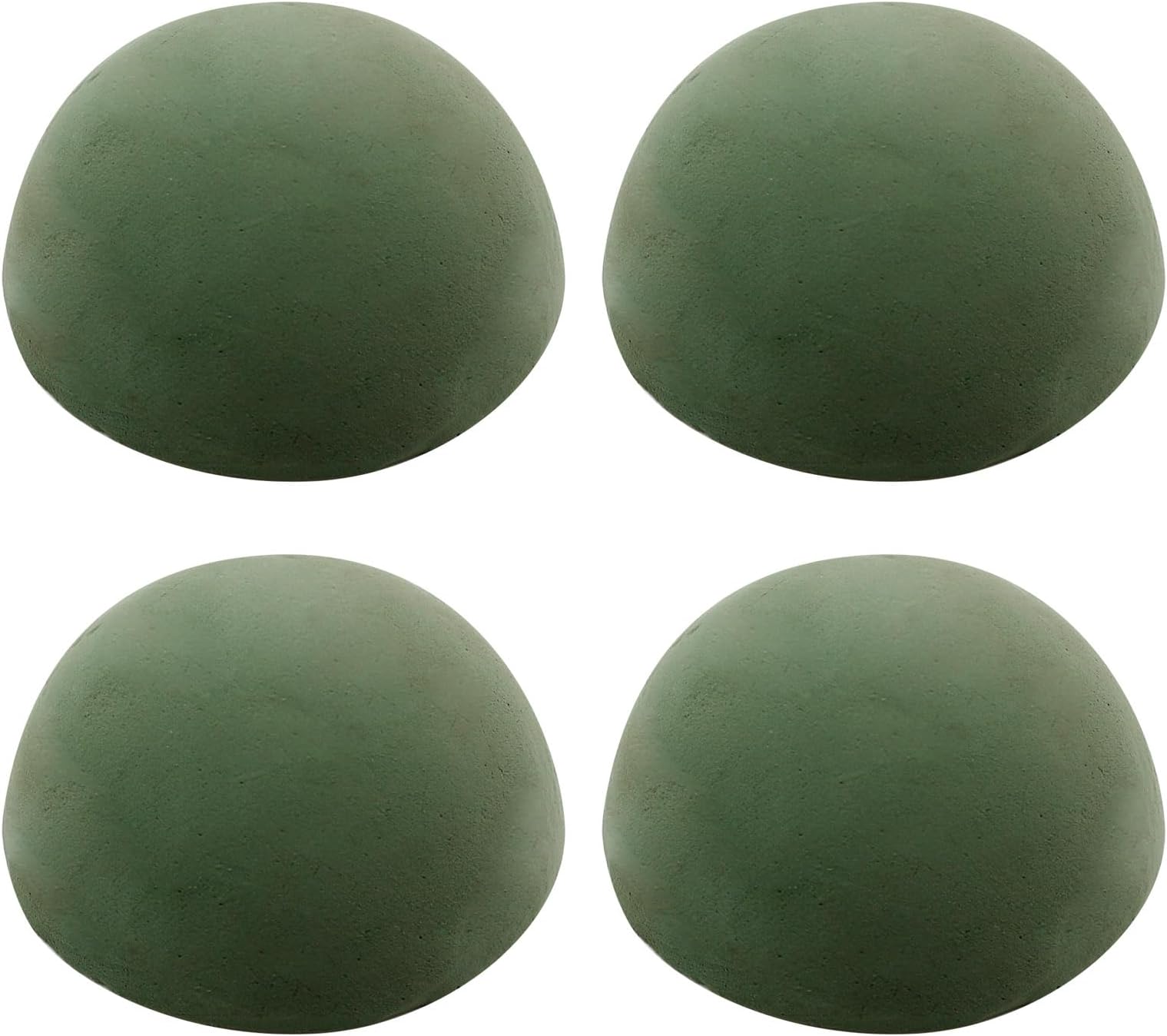 Amazon.com: Hoypeyfiy 4Pcs Half Ball Floral Dry Foam,Green Floral Round ...