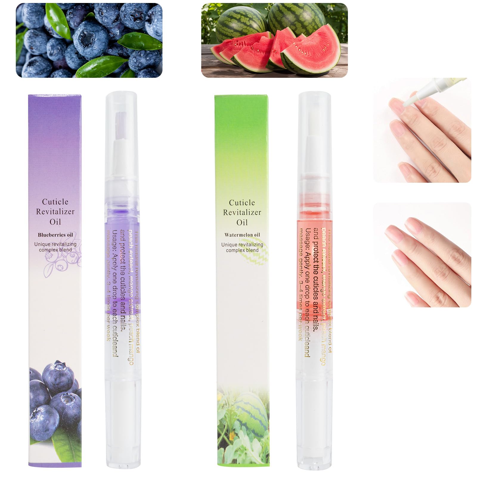 Amazon.com: Meschett 2PCS Cuticle Oil Pens for Nail Care,Cuticle ...