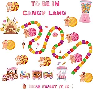 Amazon.com: Candyland Christmas Decorations Party Sweet Candyland ...