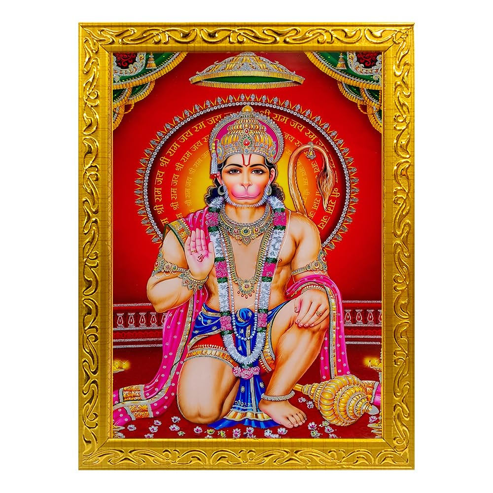 Hanuman Ji Photo Frame Collection - Small and Large Acrylic Frames for ...