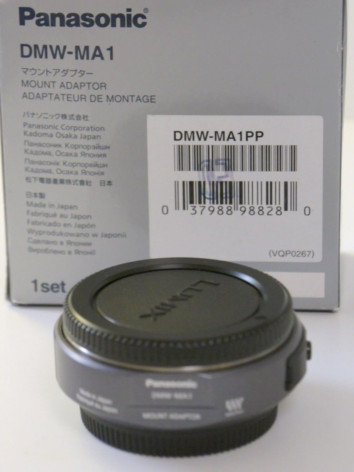 Amazon.com : Panasonic DMW-MA1 Lumix G Four Thirds DSLR Lens Mount ...