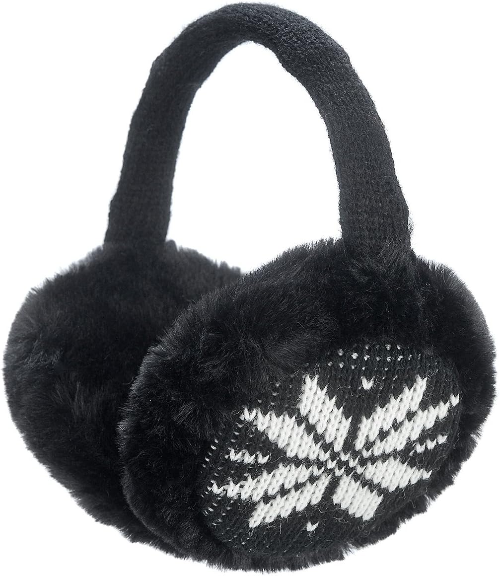Amazon.com: Sudawave Women's Winter Adjustable Knitted Ear Muffs With ...