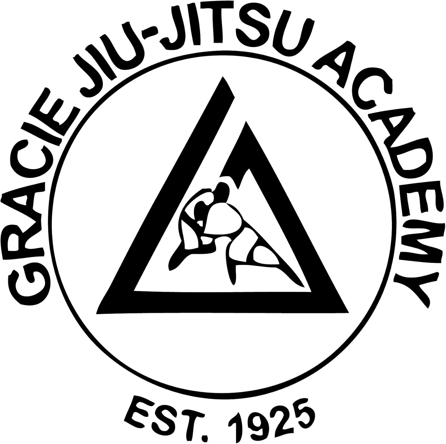 Amazon.com: TDT Printing & Custom Decals Gracie Academy Vinyl Decal ...