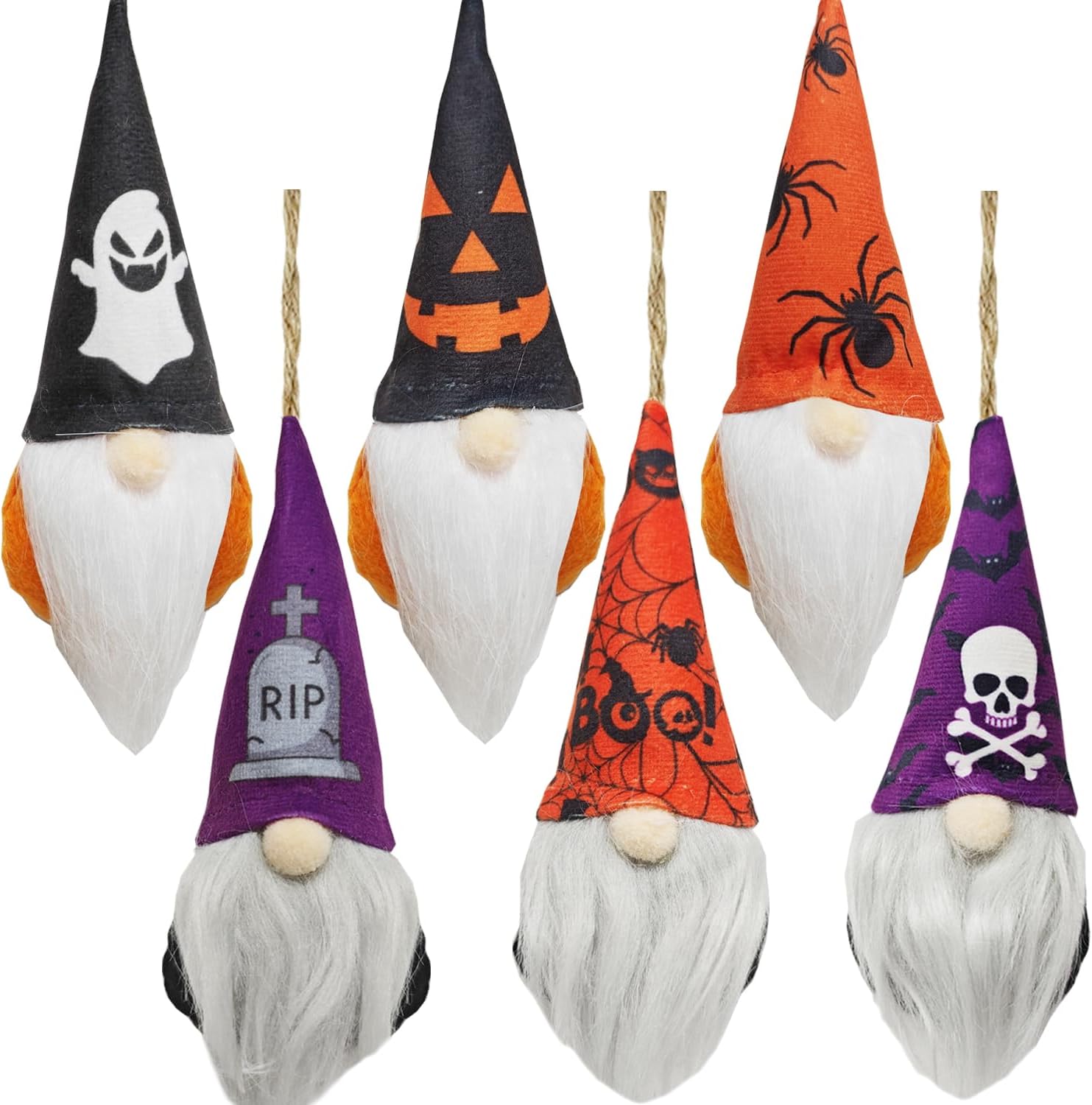 Amazon.com: Halloween Ornaments for Tree Gnomes Stuff, Halloween Tree ...