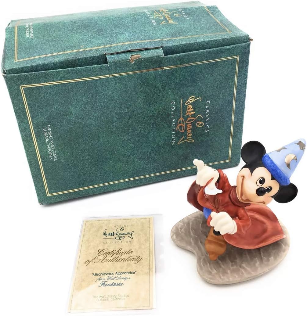 Amazon.com: Mickey Mouse Fantasia Mischievous Apprentice: Collectible ...