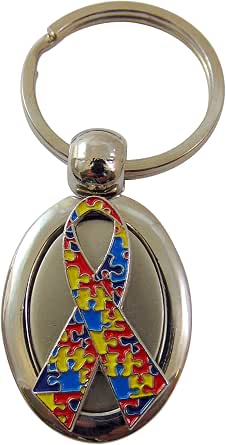 Amazon.com: Westmon Works Autism Keychain with Autistic Puzzle Pieces ...