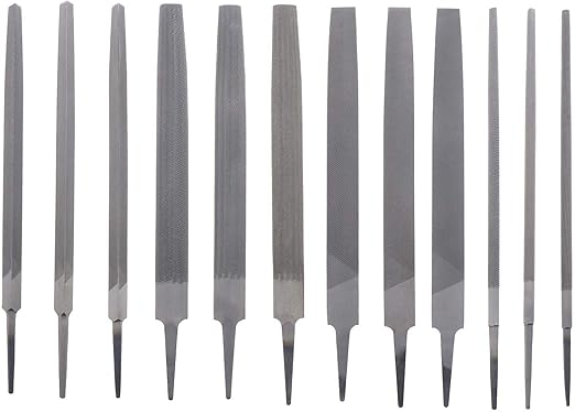 Bastard Feilen für Ingenieure, 20,3 cm, sortiert, 2. Schnitt, glatt ...