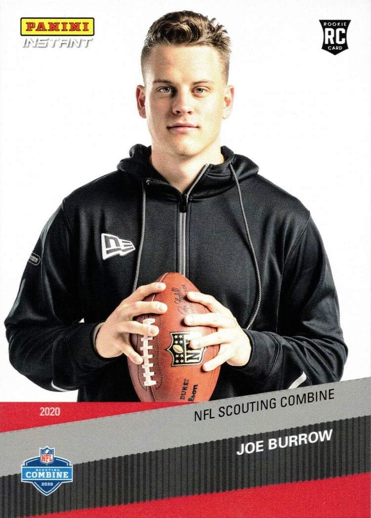 Amazon.com: 2020 Panini Instant Football #1 Joe Burrow Rookie Card ...