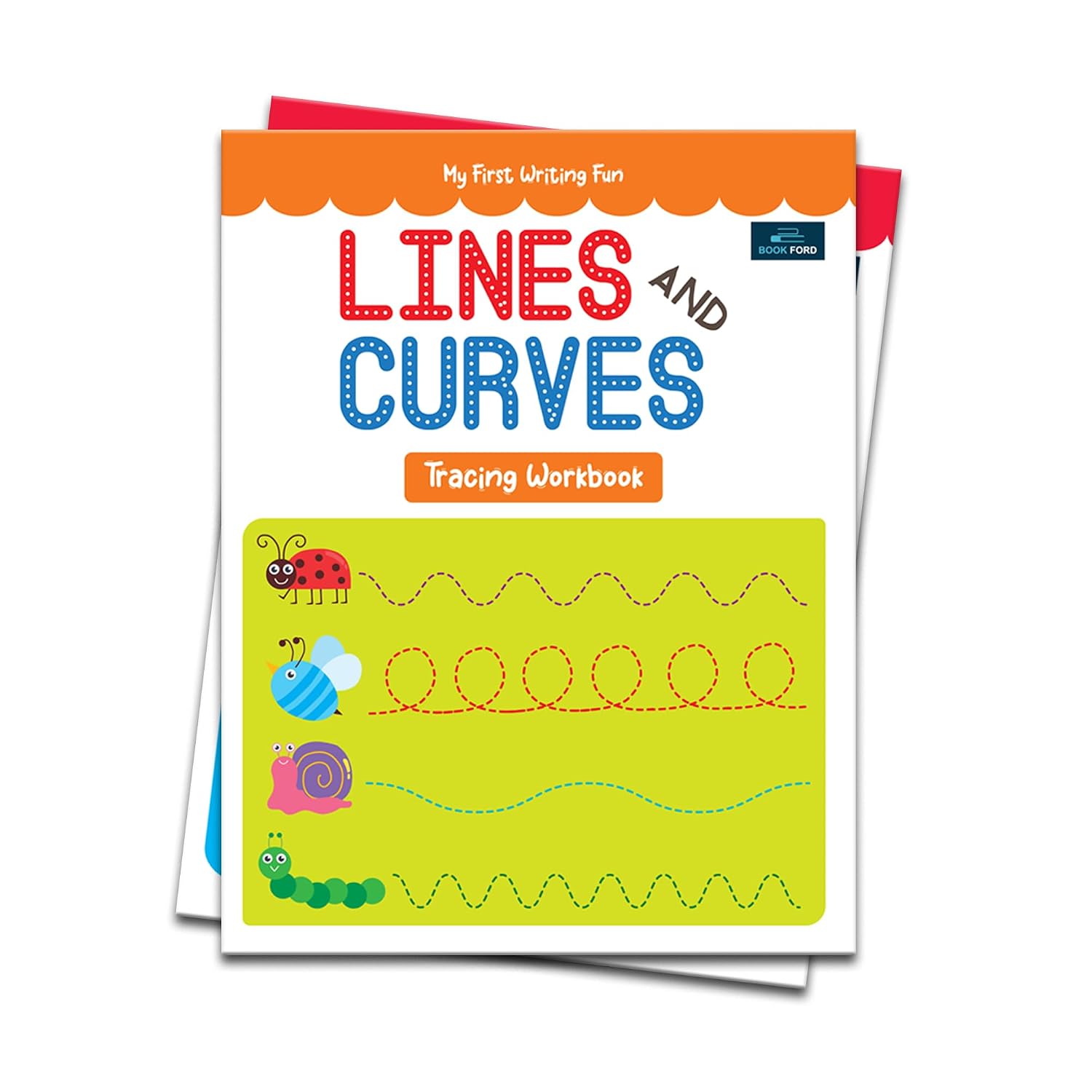 My First Writing Fun Lines & Curves Tracing Workbook: 5 : BOOKFORD ...
