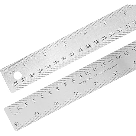 Empire Level 27318 Ruler, Stainless Steel, 18-Inch - Construction ...