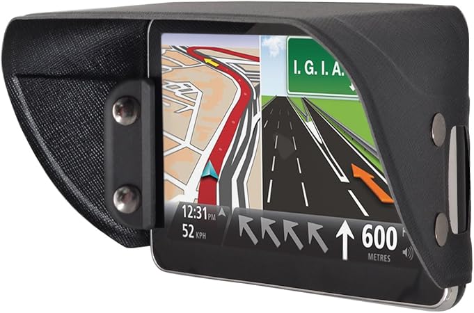 TFY GPS Navigator Sunshade Universal GPS Sun Shade & Glare Visor Shield ...