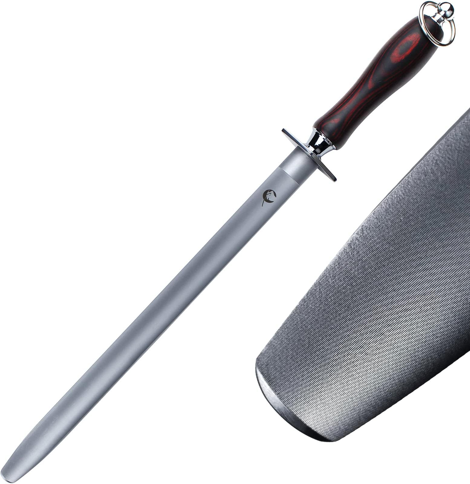 Amazon.com: 10 InchKnife Sharpener Rod, Professional Knife Sharpening ...