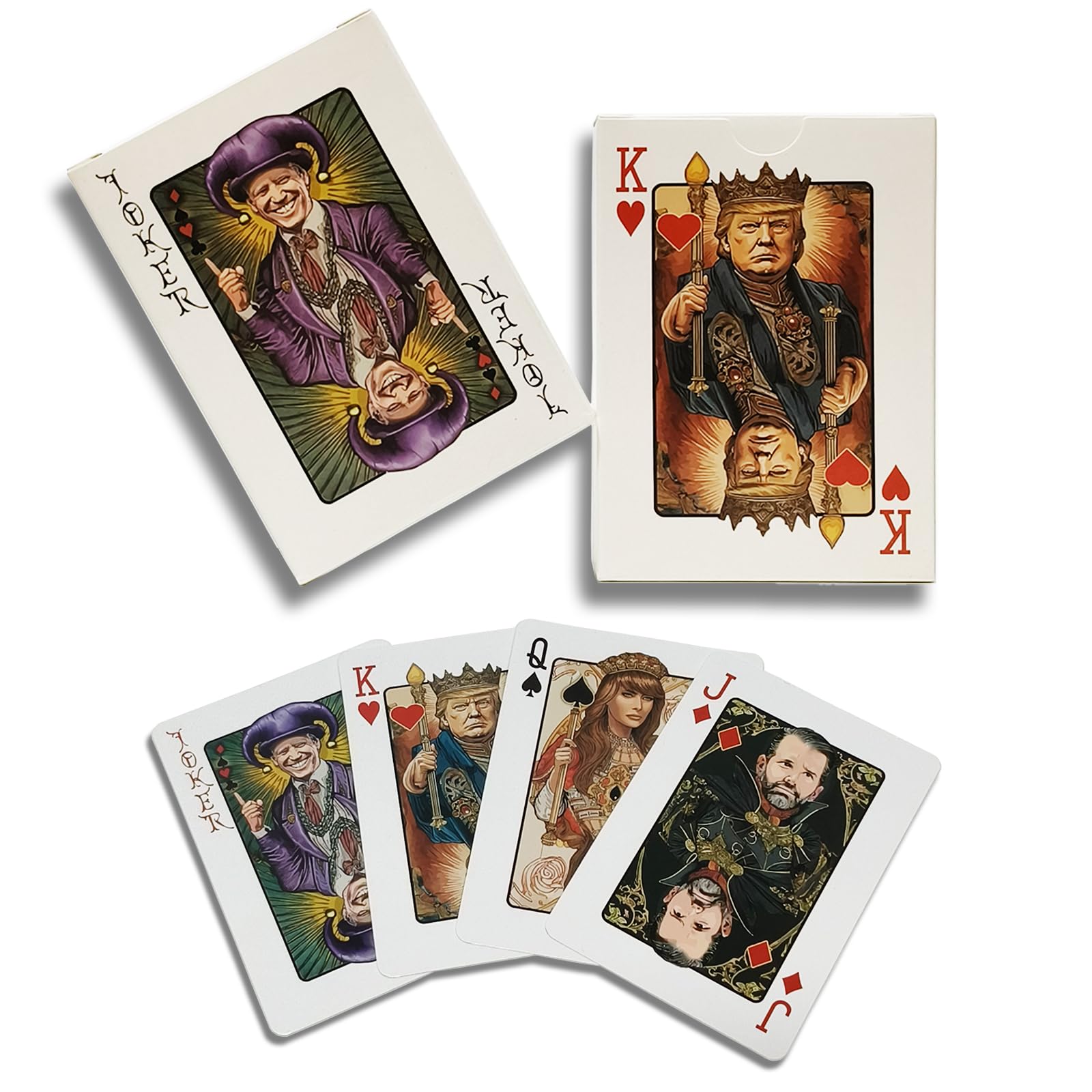 Amazon.com: Yun Meng Lakes Donald Trump Playing Cards,Trump Merchandise ...