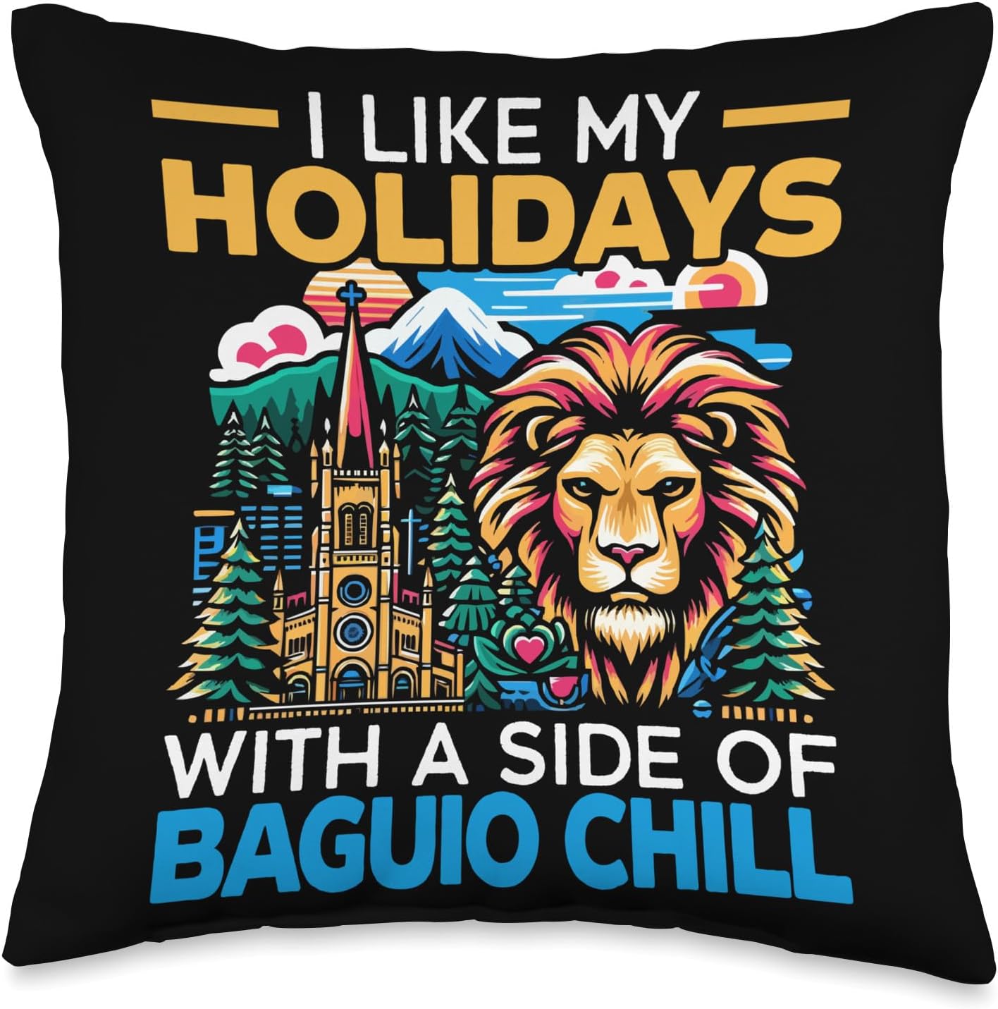 Amazon.com: Baguio City Philippines Travel Vacation Filipino Throw ...