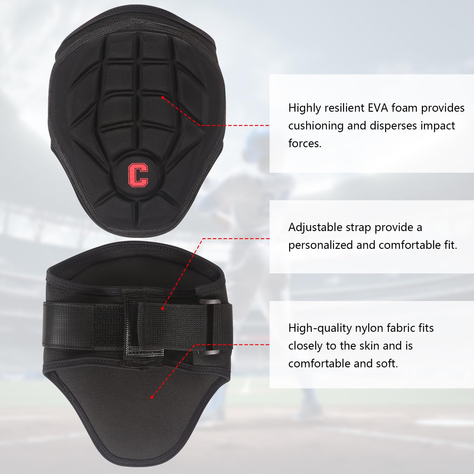 Snapklik.com : Cienfy Batters Elbow Guard Baseball Softball Elbow Pad ...
