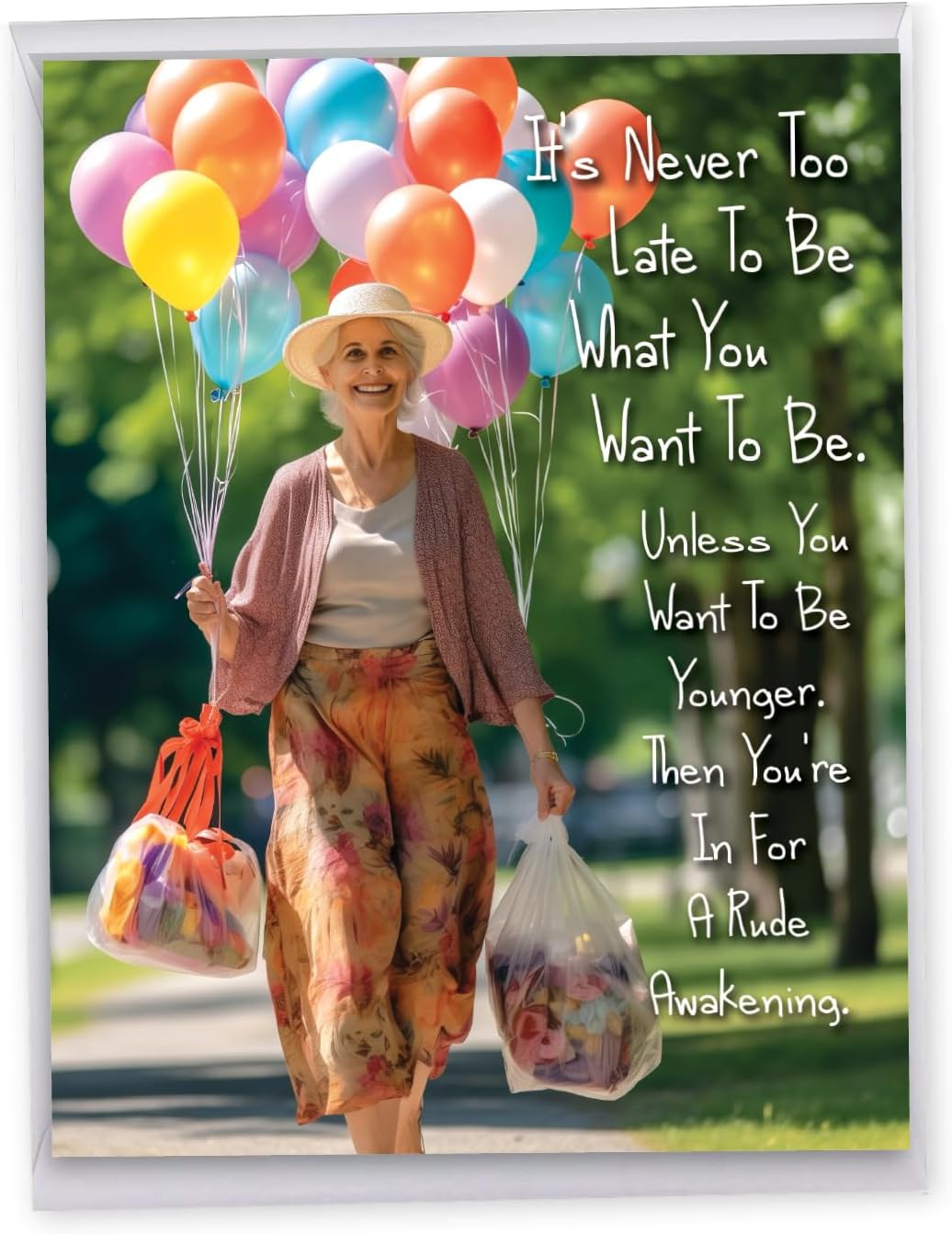 Amazon.com : NobleWorks Jumbo Funny Birthday Greeting Card 8.5 x 11 ...