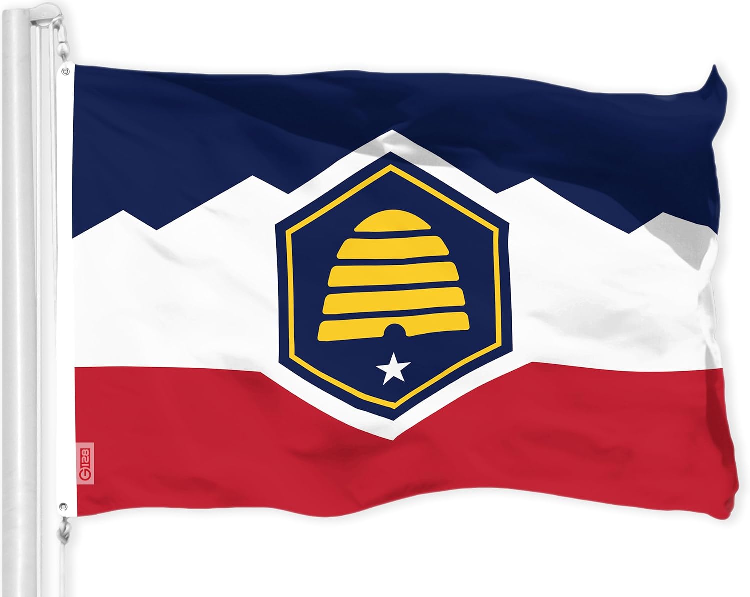 Amazon.com : G128 Utah 2023 New Version Beehive UT State Flag | 3x5 Ft ...