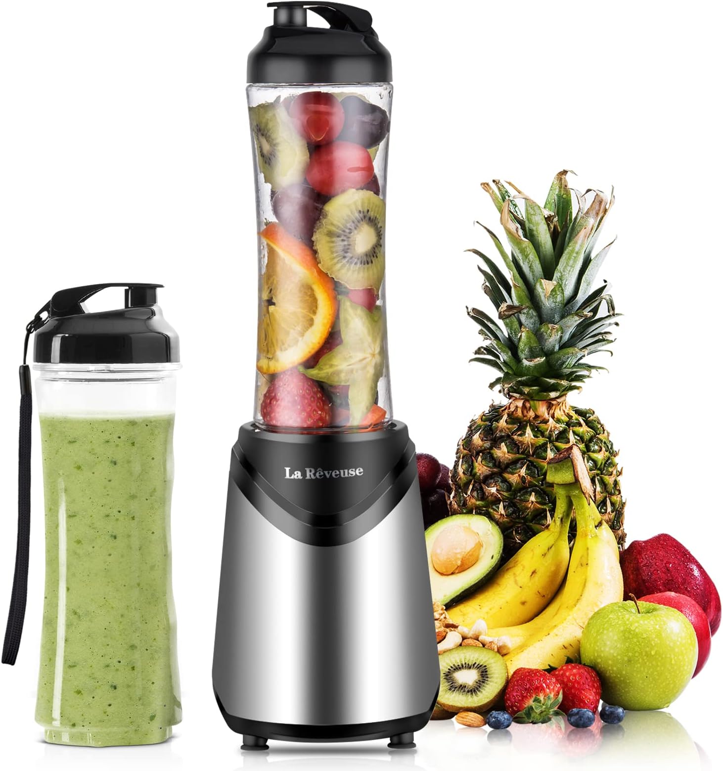 Ninja Blast Blender portable, 530 ml, couvercle résistant aux fuites et ...
