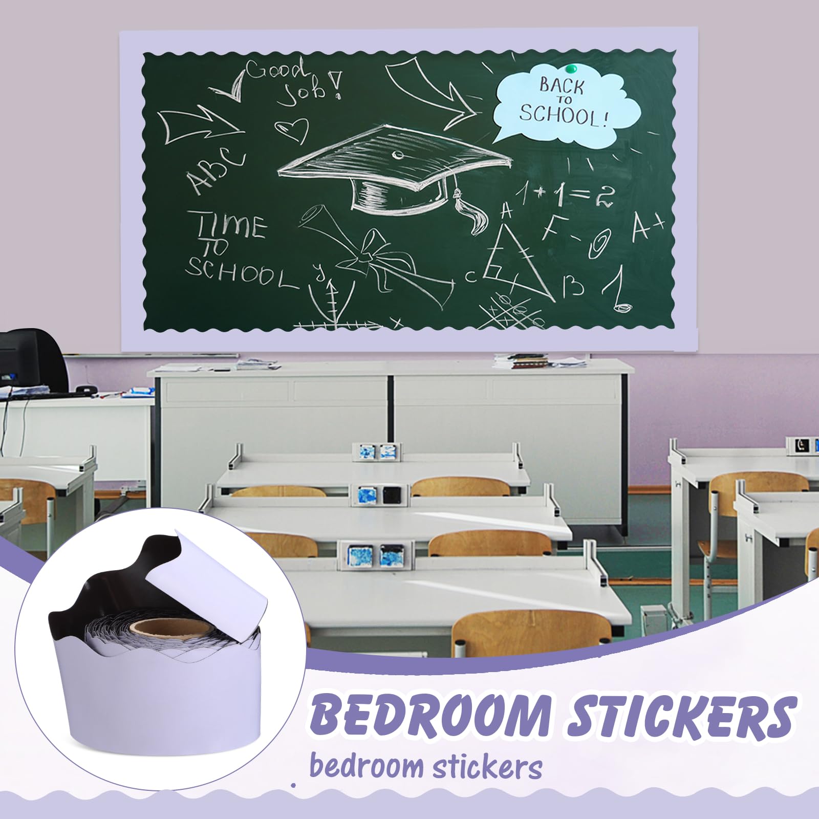 Snapklik.com : Tenceur 48 Ft X 2.75 Inch Large Magnetic Bulletin Board ...